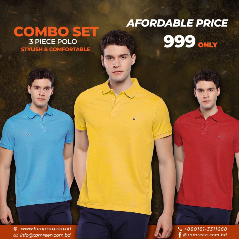 Affordable Polo Shirts in Bangladesh – Buy 3 for Only 999! - Tamreen.com.bd
